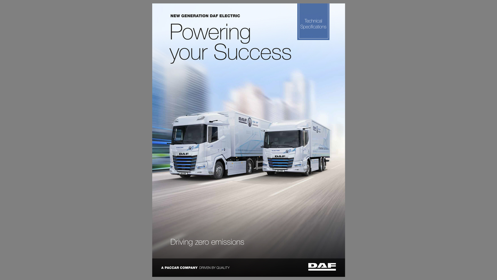 DAF XF, XG, XG⁺ Electric - DAF Trucks France
