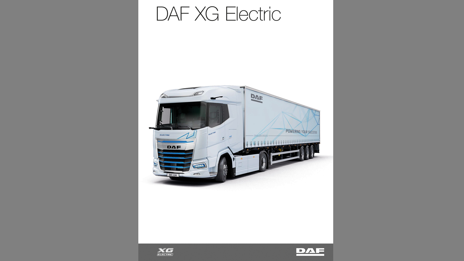 DAF XF, XG, XG⁺ Electric - DAF Trucks France
