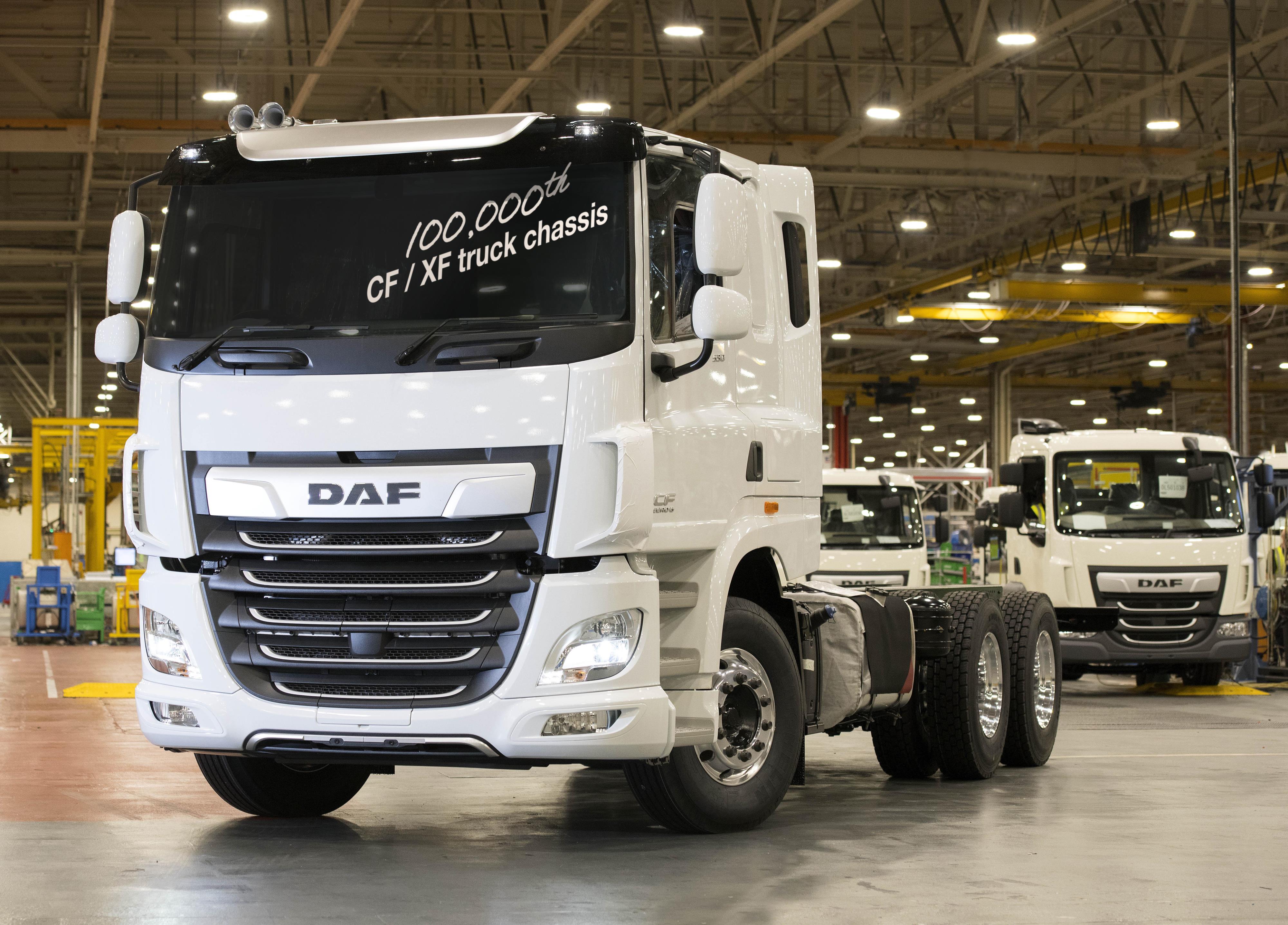 Leyland Trucks a construit son 100 000e camion DAF CF/XF - DAF Trucks ...