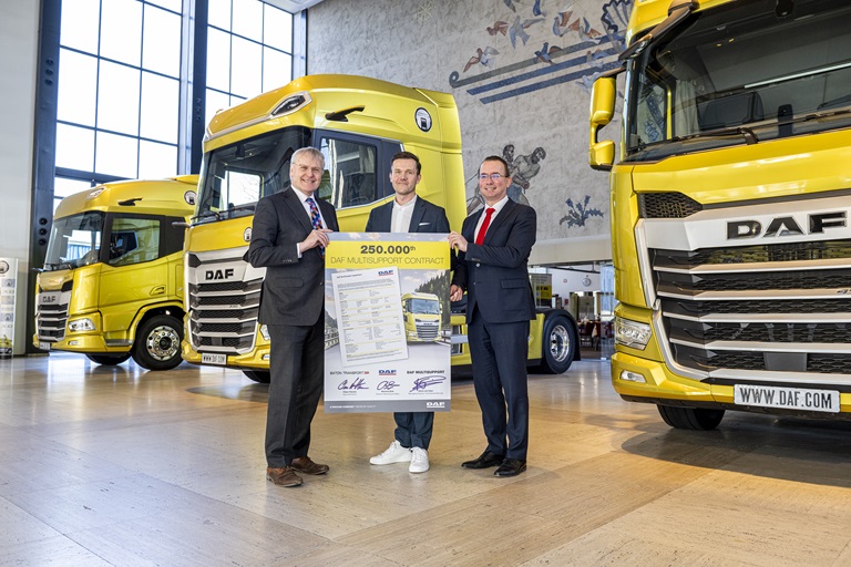 Le 250 000e contrat de réparation et d'entretien DAF MultiSupport - DAF ...